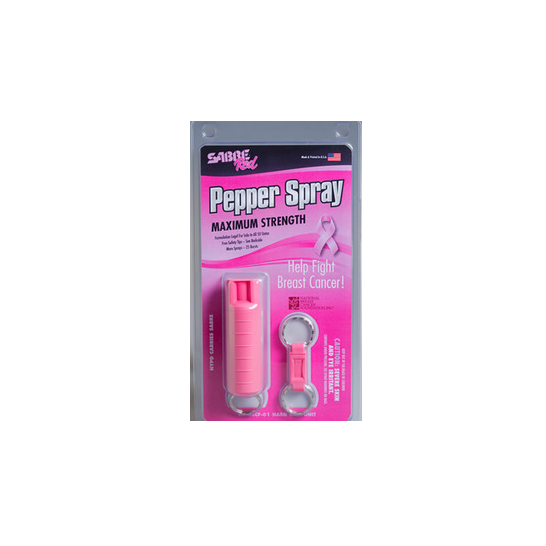 Sabre Red Pepper Spray Pink w/ Key Chain Attachment | Palmetto State ...