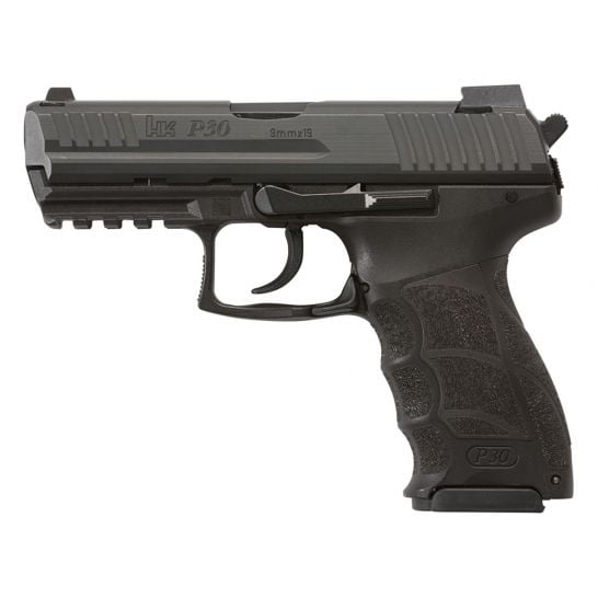 HK P30 V3 DA/SA 17 Round 9mm Rear Decocker Pistol | Black | PSA ...