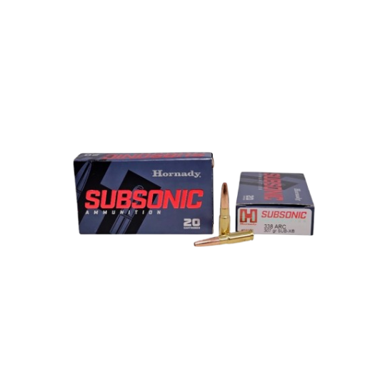 Hornady Subsonic .338 ARC 307 gr FTHP 20rds | Palmetto State Armory
