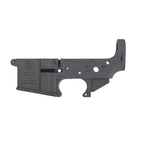 Harrington & Richardson M16 Partial Fence Stripped Lower Receiver, Gray ...