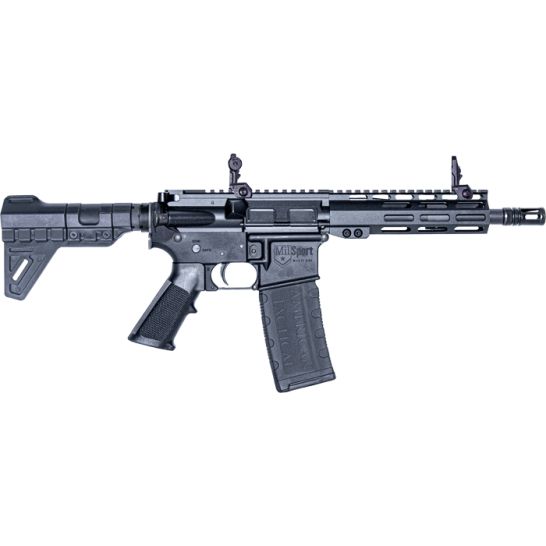 ATI Milsport 7.5" 5.56 NATO 7" MLOK 30rd Pistol, Black | Palmetto State ...