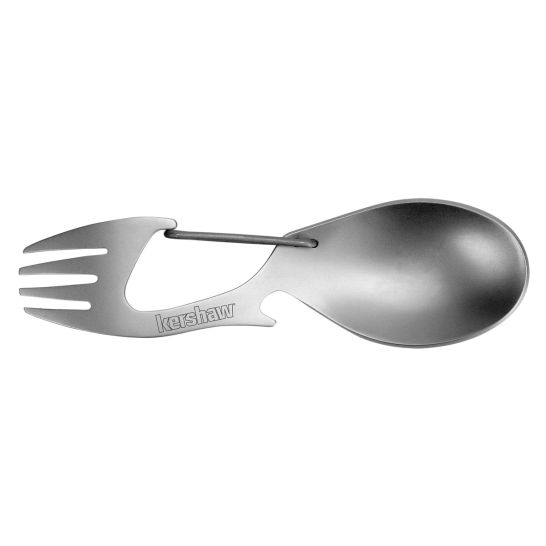 Kershaw Ration Clam Package Spork, Silver | Palmetto State Armory