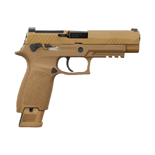 Sig Sauer M17 FS OR 9mm 4.7" 21rd Pistol, Black / Coyote - M17-9-CSS-MS | Palmetto State Armory