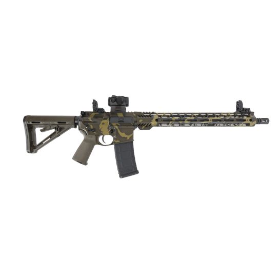 PSA Custom 5.56 NATO 16" Nitride 15" MLOK Rifle w/ 3.5lb Curved Bow FCG ...