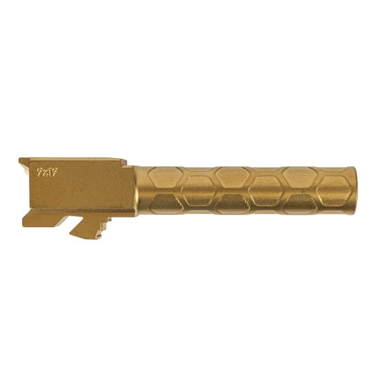 PSA Dagger Honeycomb Non-Threaded Barrel, Gold | Palmetto State Armory
