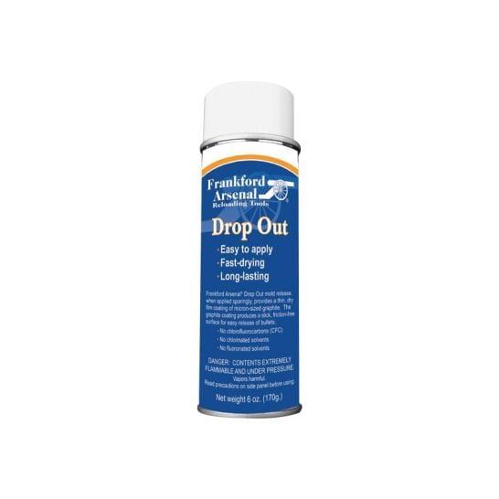 Frankford Arsenal 6 oz Aerosol Drop Out Bullet Mold Release Agent ...