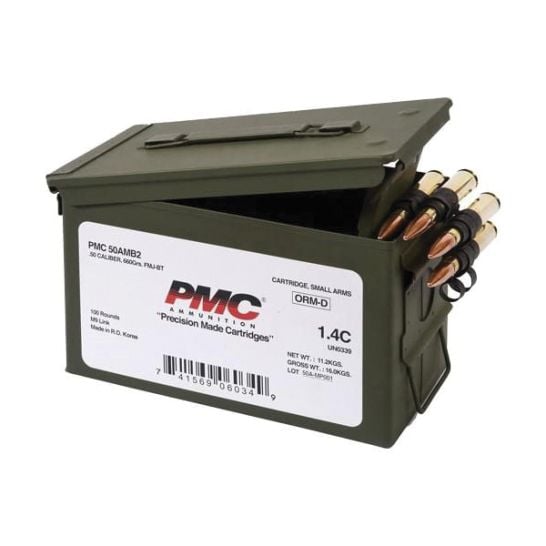 PMC .50 BMG 660 gr FMJBT 100rds | Palmetto State Armory