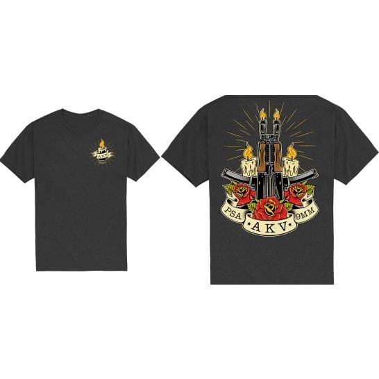 PSA AKV T-Shirt, Charcoal Heather | Palmetto State Armory