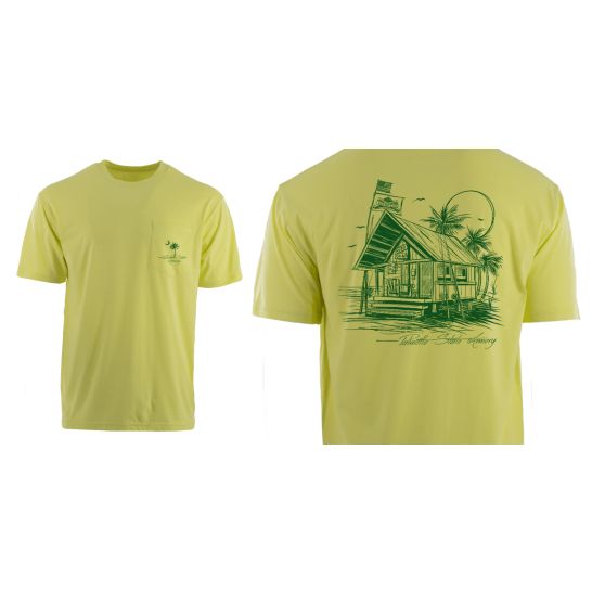 PSA "Fish Shack" Pocket T-Shirt, Yellow | Palmetto State Armory