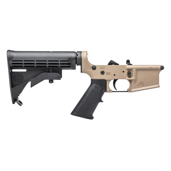 Aero Precision AR-15 Complete Lower w/A2 Grip and M4 Stock, Flat Dark ...