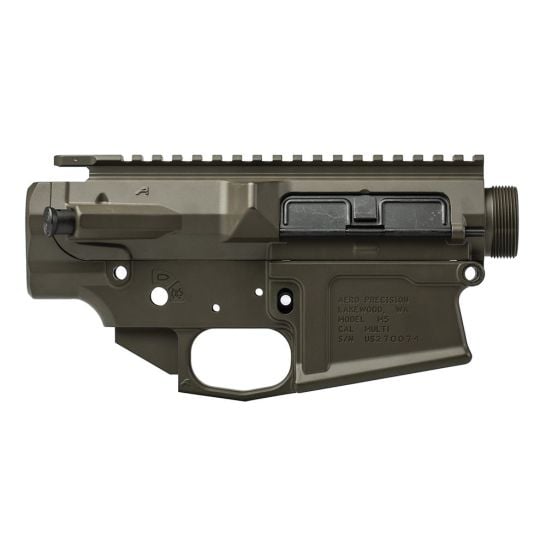 Aero Precision Threaded Assembled Receiver Set, OD Green | Palmetto ...