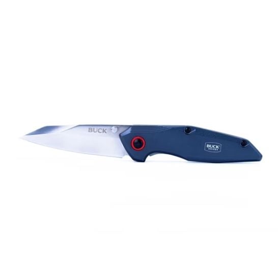 Buck Reactor Folding Reverse Tanto Knife, Blue - 0702BLSWM-C | Palmetto ...