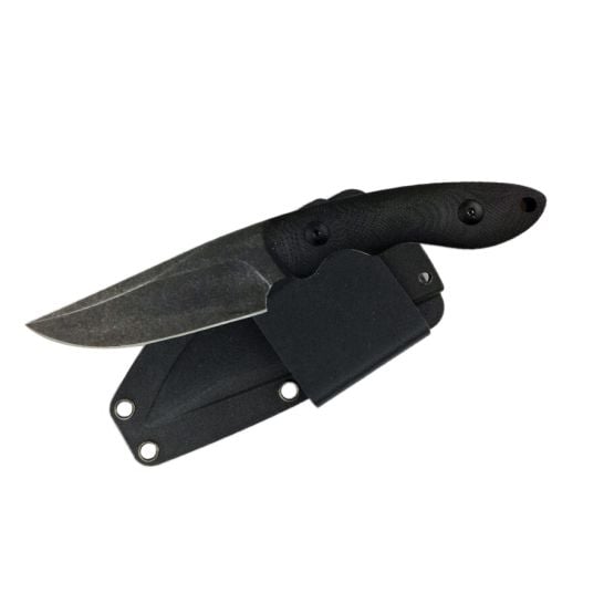 American Buffalo Knife & Tool Shadow Predator Fixed Drop Point Knife ...