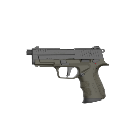 Retay RXP22 Threaded Barrel 22LR W/ (2)13rd Magazines, OD Green / BLK ...