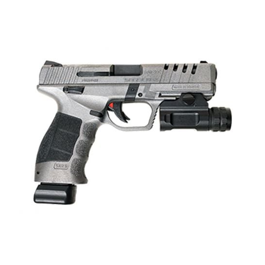 SAR USA SAR9X 9mm Pistol W/ Weapon Light | Platinum Cerakote | PSA ...