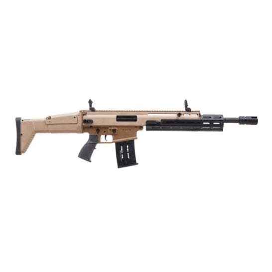 Panzer SCRXII Pro Tactical 12 Gauge 18.5" 5rd Semi-Auto Shotgun, Flat Dark Earth ...