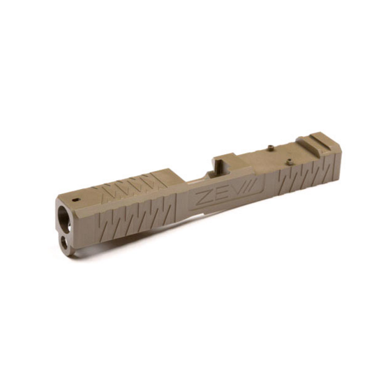 ZEV SOCOM FDE G19 Absolute Cowitness Stripped Slide - - SLD-Z19-3G-ESOC ...