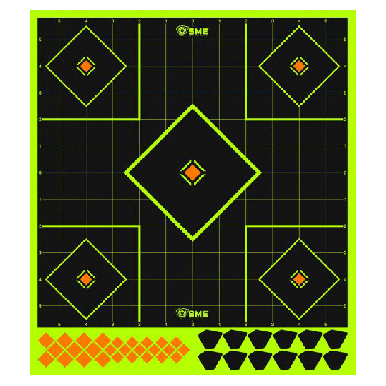 SME 12" Diamond Sight In Splatter Hanging Target | Palmetto State Armory