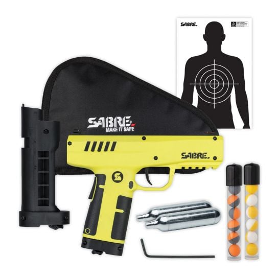 Sabre .68 Cal Home Defense Pepper Projectile Launcher, Yellow/Black ...