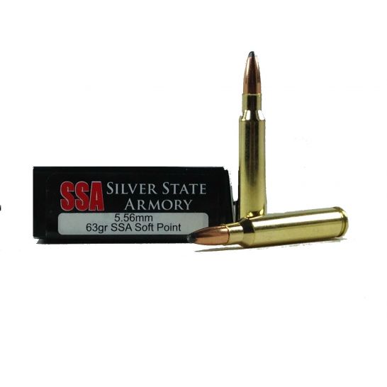 SSA 5.56 Ammo 63gr Soft Point 20rds - 75005 | Palmetto State Armory