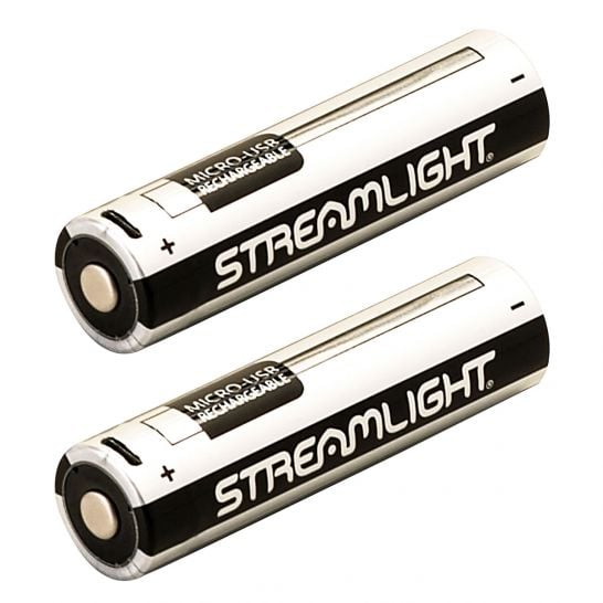 Streamlight 18650 USB Battery, Li-ion, 2600 mAh, 2 Pack | Palmetto ...