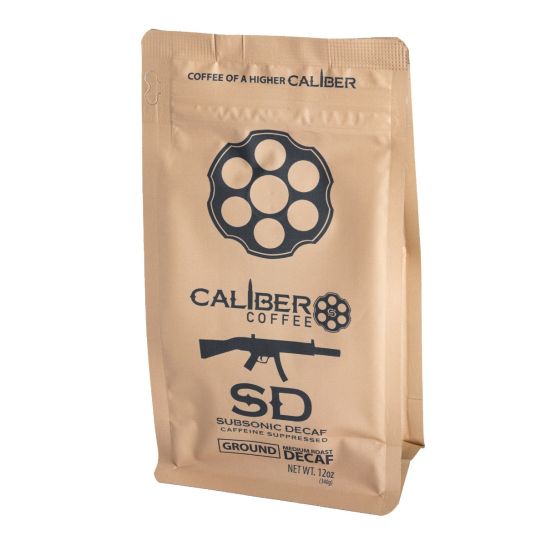 Caliber Coffee Subsonic Decaf , 12oz bag, Ground | Palmetto State Armory