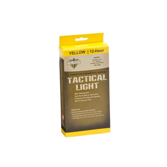 TAC Shield Tactical 12 Hour Light Stick - 10 Pack - Yellow | Palmetto ...