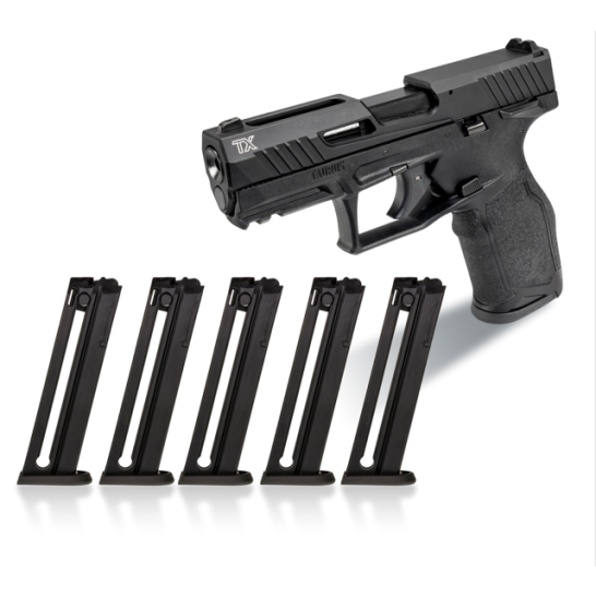 Taurus TX22 T.O.R.O Gen2 4.1" 22LR Pistol, Black w/ (3)16rd and (2)22rd ...