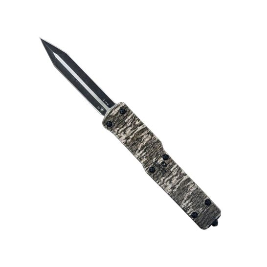 Templar Knife Premium Weighted Mossy Oak Folding/OTF Knife Dagger ...