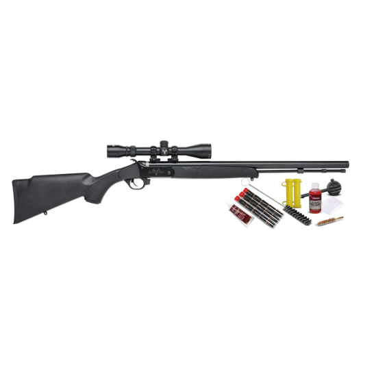 Traditions Buckstalker XT .50 Cal Break Action Rifle - Black for High ...