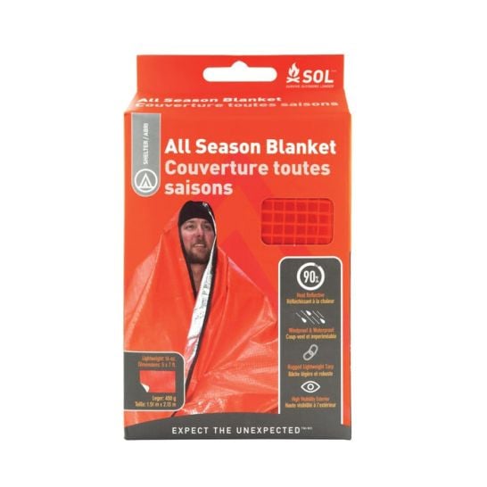 SOL 5' x 7' All Season Blanket, Orange | Palmetto State Armory