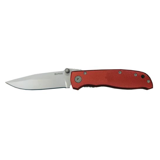 Sarge Knives Red Diamond Folding Knife Drop Point, Red | Palmetto State Armory