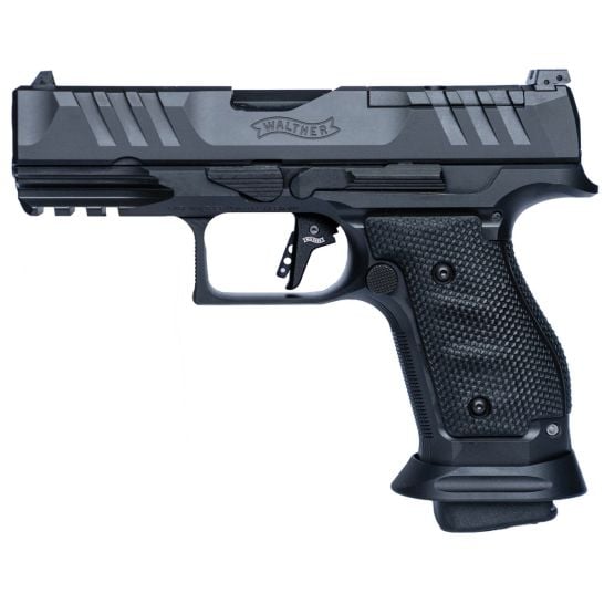 Walther PDP Pro Compact, Steel Frame 4" 9mm w/ (2)18rd Mags Adjustable ...