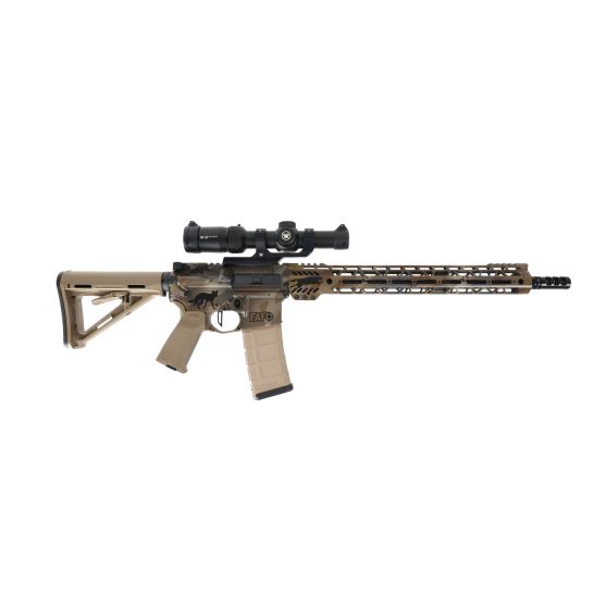 PSA Custom 5.56 NATO 16" Nitride 15" MLOK MOE Rifle w/ 3.5 Flat FCG ...