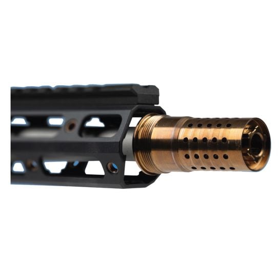 Q LLC Cherry Bomb Muzzle Brake 5/8-28, Stainless | Palmetto State Armory