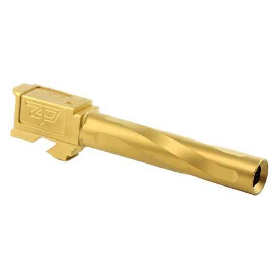 Zaffiri Precision Glock 17 Gen 1-4 Flush Barrel And Crown | Gold TiN ...