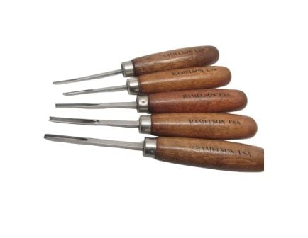 UJ Ramelson 5-Piece V and U Chisel Carving Set | Palmetto State Armory