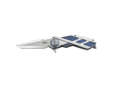 CRKT Deviation Folding Knife Unique Tanto Blade in Striking Blue - 2392 ...