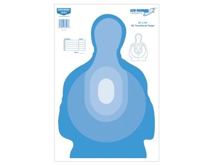 Birchwood Casey EZE-Scorer Transitional Target - Blue/White (100-Pack ...