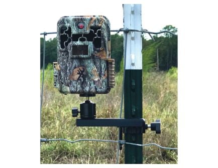 Browning Trail Camera Steel Camera T-Post Mount - Black Powder Coated ...