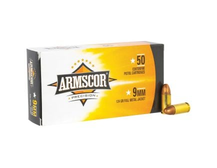 ArmsCor 9mm 124 gr FMJ 50rds | Palmetto State Armory