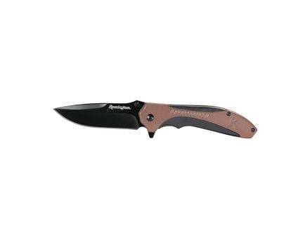 Remington Sportsman Folding Knife, Black/Tan - 15669 | Palmetto State ...