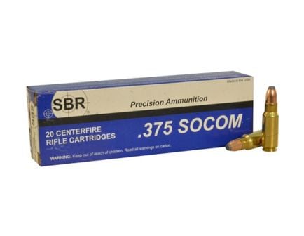 SBR .375 SOCOM 200 gr Sierra Prohunter FP 20 Rounds Ammunition - SL3751 ...