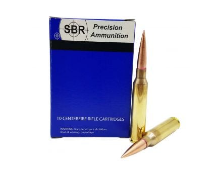 SBR .375 Cheytac 353 gr. Solid Copper Match 10 Rounds Ammunition ...