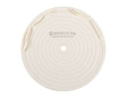 Brownells 8" x 1/2" Stitched Muslin Polishing Wheel | Palmetto State Armory