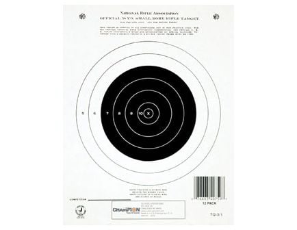 Champion GTQ3/1 50 YD SINGLE BULLSEYE (12/PK) 40759 | Palmetto State Armory