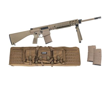 PSA Sabre AR-10 Rifle Billet 20" .308 Rifle w/ 12.5" Quad Rail, A1 ...