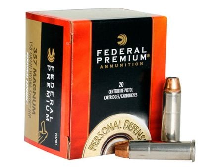 Federal 357 Magnum 158gr Hydra-Shok Ammunition 20rds - P357HS1 ...