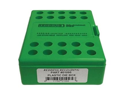 Redding Reloading Equipment Large Die Storage Box, Green | Palmetto ...