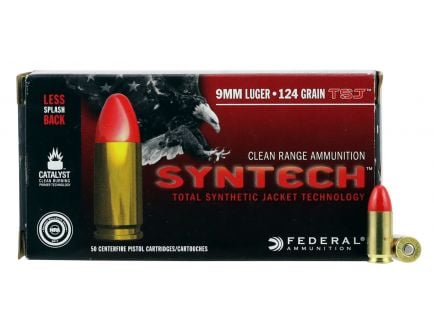 Federal American Eagle Syntech Range 124 gr Syntech JRN 9mm Ammo , 50 ...